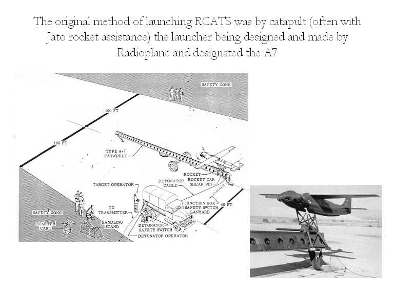 The original method of launching RCATS was by catapult (often with Jato ...